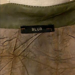 Blur | Jackets & Coats | Blur Leather Jacket | Poshmark